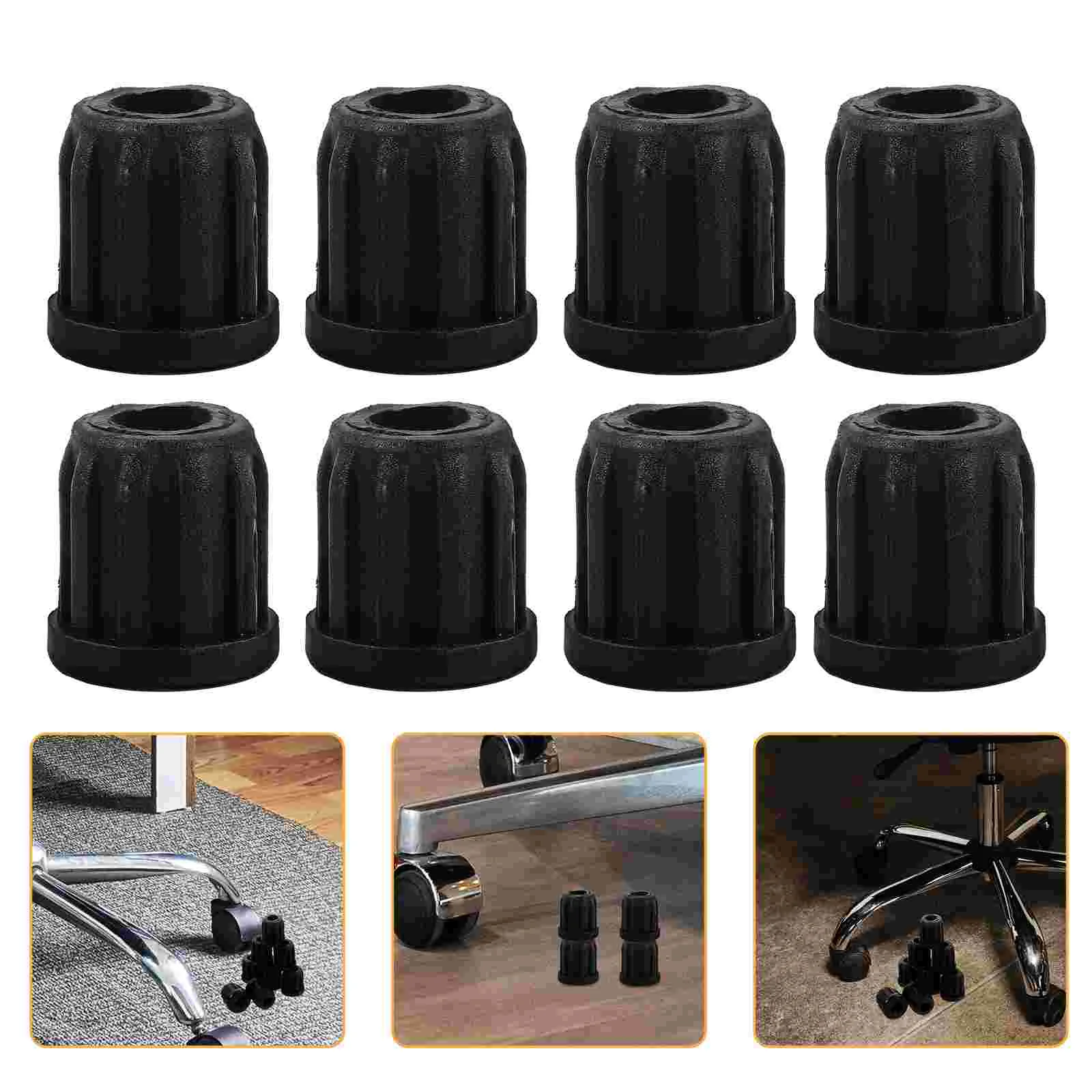 20-Pcs-Caster-Rubber-Sleeve-Valve-Stem-Ring-Socket-Insert-for-Casters ...