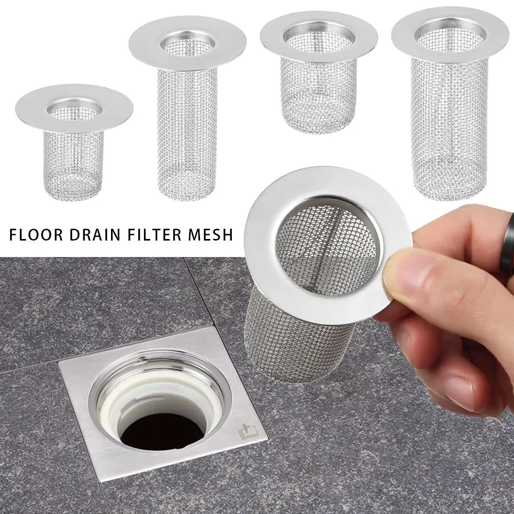 Toilet-Floor-Drain-Filter-Mesh-Anti-Clogging-Stainless-Steel-Kitchen ...