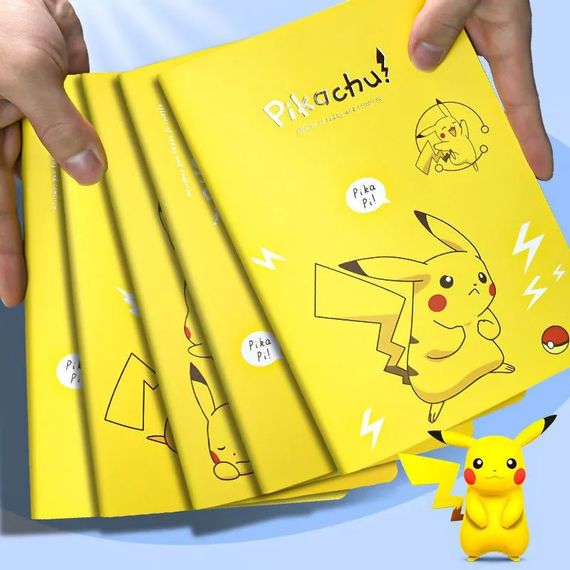 Pokemon-Pikachu-Cartoon-Character-Notebook-School-Supplies-Soft-Copy ...
