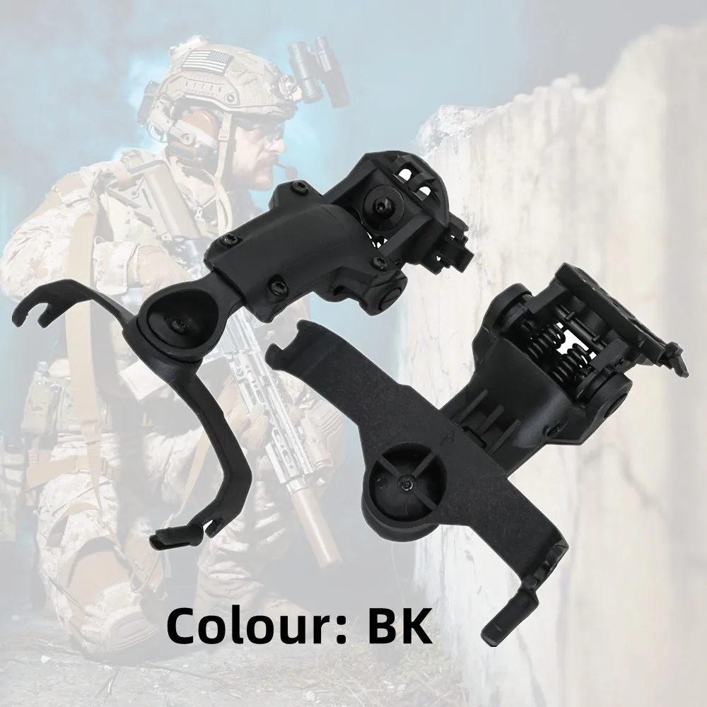 Electronic-Headphone-Tactical-Helmet-Headset-Bracket-ARC-Helmet-Rail ...