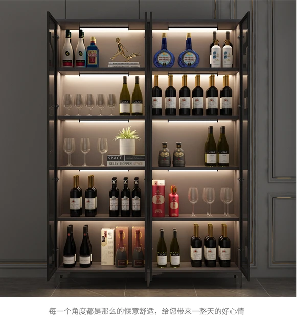 China Cabinet With Wine