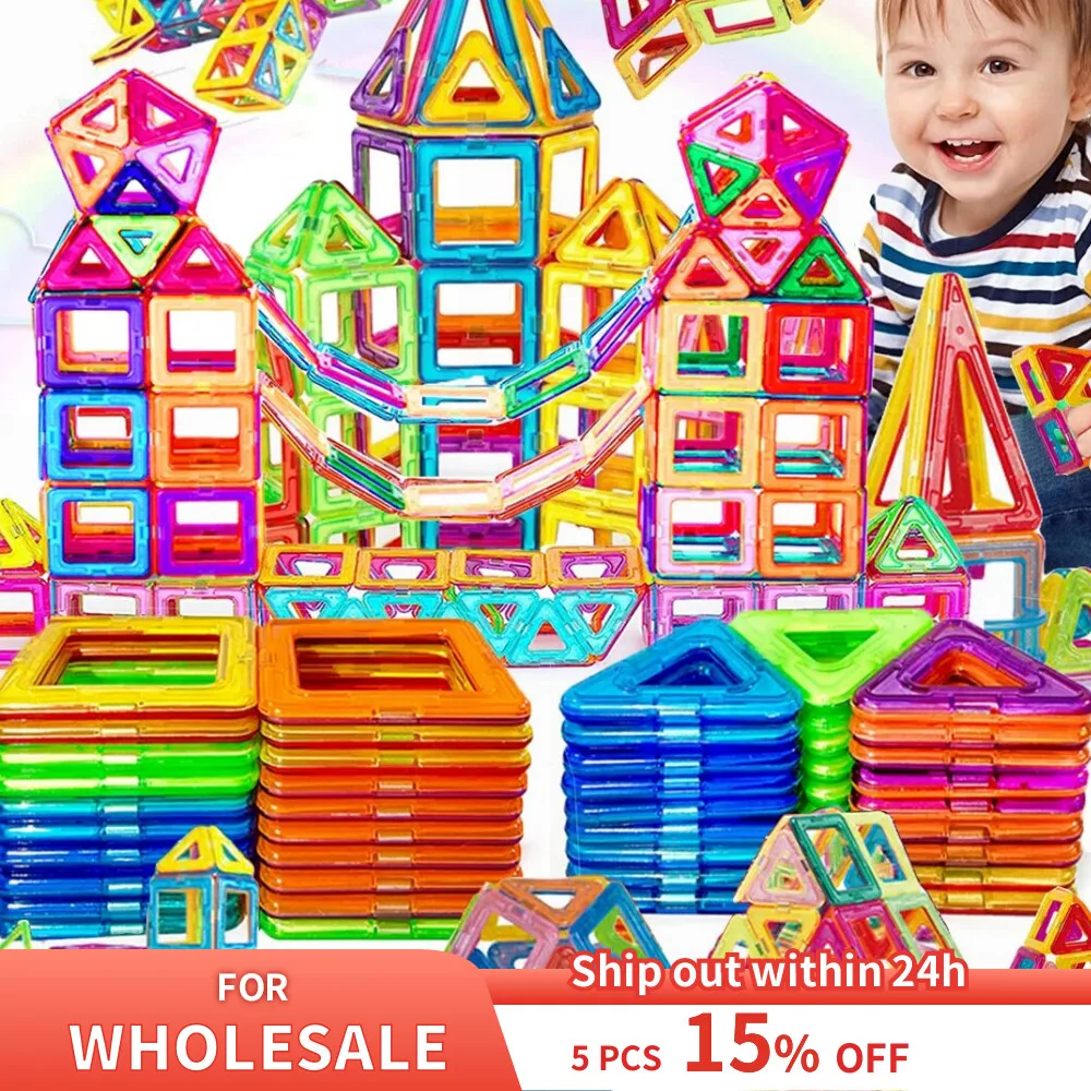 Magnetic-Building-Blocks-Big-Size-and-Mini-Size-DIY-Magnets-Toys-for ...