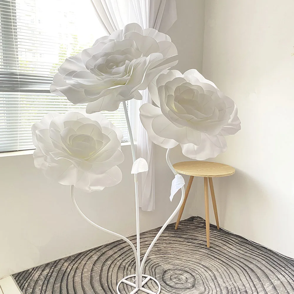 80cm-Giant-Artificial-Flower-Rose-with-Flower-Stem-Base-Foam-Flowers ...