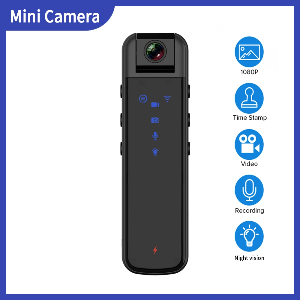 Full-1080P-Digital-Mini-Camera-WiFi-Camcorder-Small-Body-Worn-Police ...