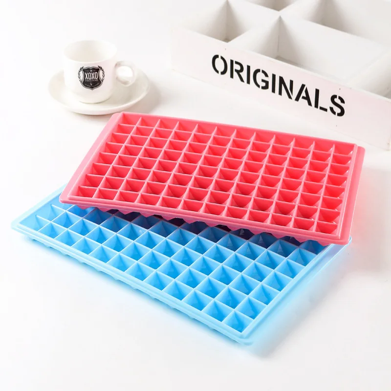 96 Large Diamond Ice Cube Mold Ice Box Without Lid Ice Cube Creative ...