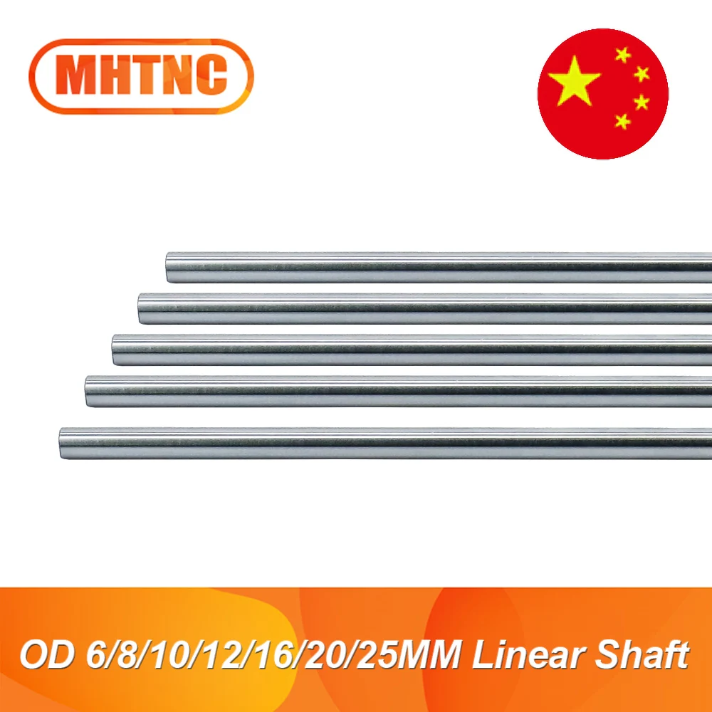 Optical Axis 6mm 8mm 10mm 12mm 16mm 20mm 25mm OD Linear Shaft Rail 3D ...