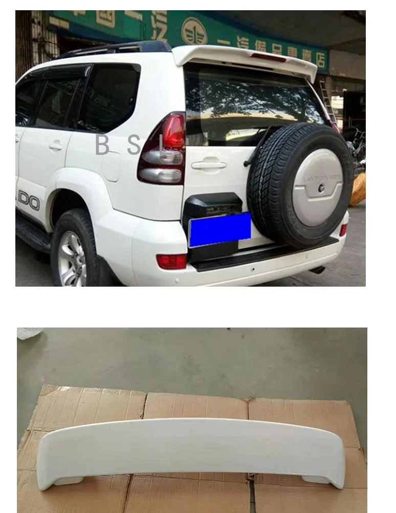 ABS-tail-wing-rear-spoiler-with-brake-light-for-Toyota-Land-Cruiser ...
