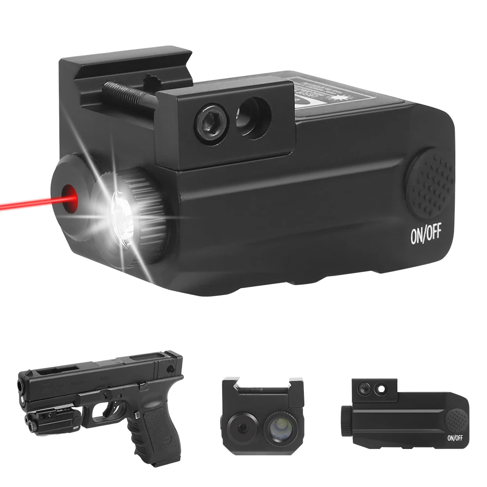 Red-Green-Laser-Flashlight-Combo-500-Lumens-Weapon-Gun-Light ...