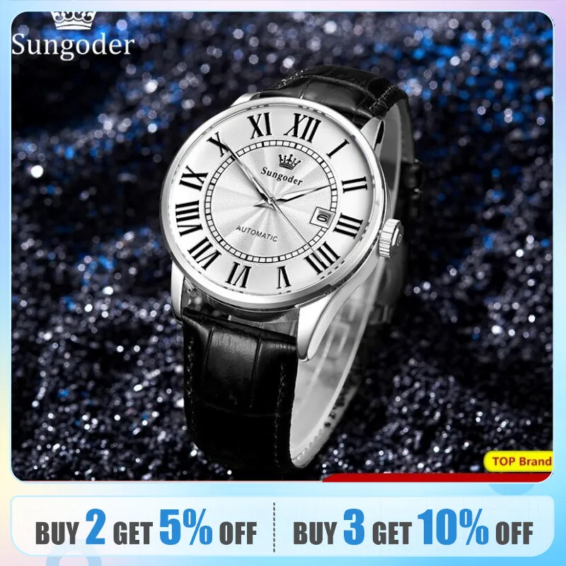 SUNGODER-Automatic-Mechanical-Men-Watches-Original-Stainless-Steel ...