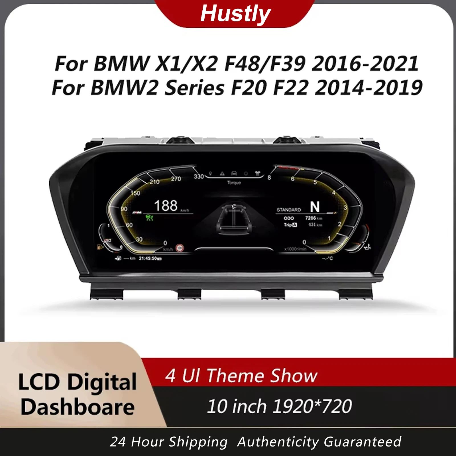 10” Digital Instrument Cluster For BMW 1/2 Series F20 F52 F22 F45 X1 ...