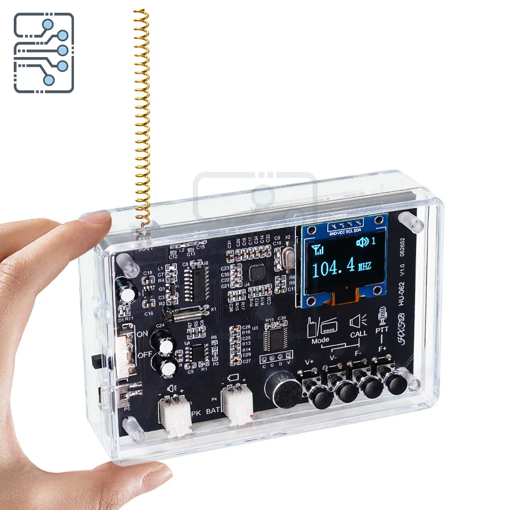 Electronic FM Radio Walkie-Talkie DIY Kit Electronic Assembly and ...