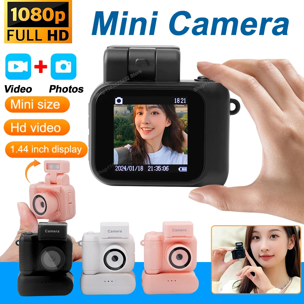 Mini-Camera-With-Screen-HD-1080p-With-Flash-Lamp-And-Battery-Dock ...