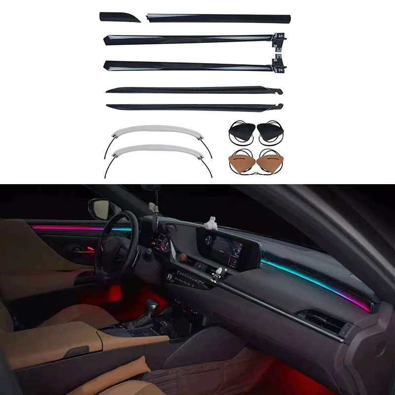 Button-control-Dynamic-shadow-Decorate-LED-ambient-light-For-Lexus-ES ...