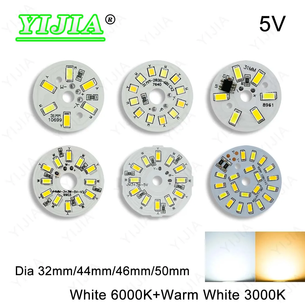 High Bright DC5V LED Light Board 3-10W Warm White Two Colors Driver ...