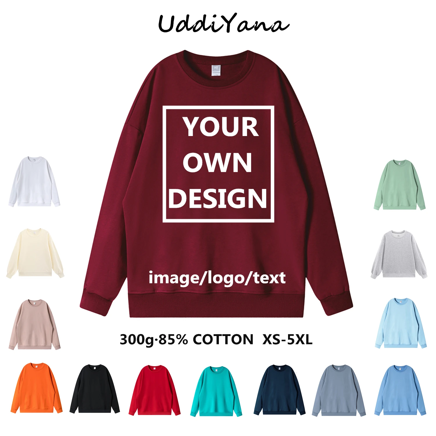 Customized-Sweatshirts-Custom-Hoodie-Overalls-Brand-Design-Unisex ...