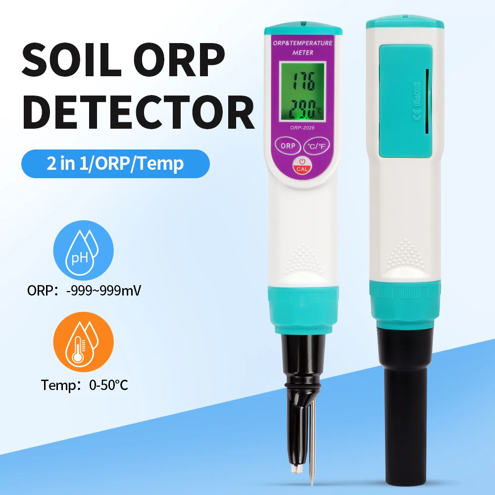 Digital-ORP-Meter-For-Soil-Oxidation-Reduction-Potential-Tester-LCD ...