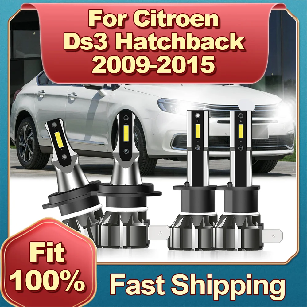 2-4Pcs-60000LM-LED-Headligh-H1-H7-Lights-Bulb-Plug-and-Play-For-CITROEN ...