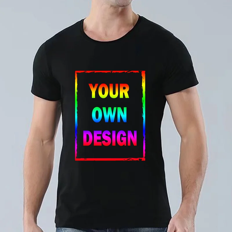 Custom-Ontwerp-Logo-Snel-Droog-T-shirt-Diy-Uw-Eigen-Ontwerp-Logo-Mannen ...