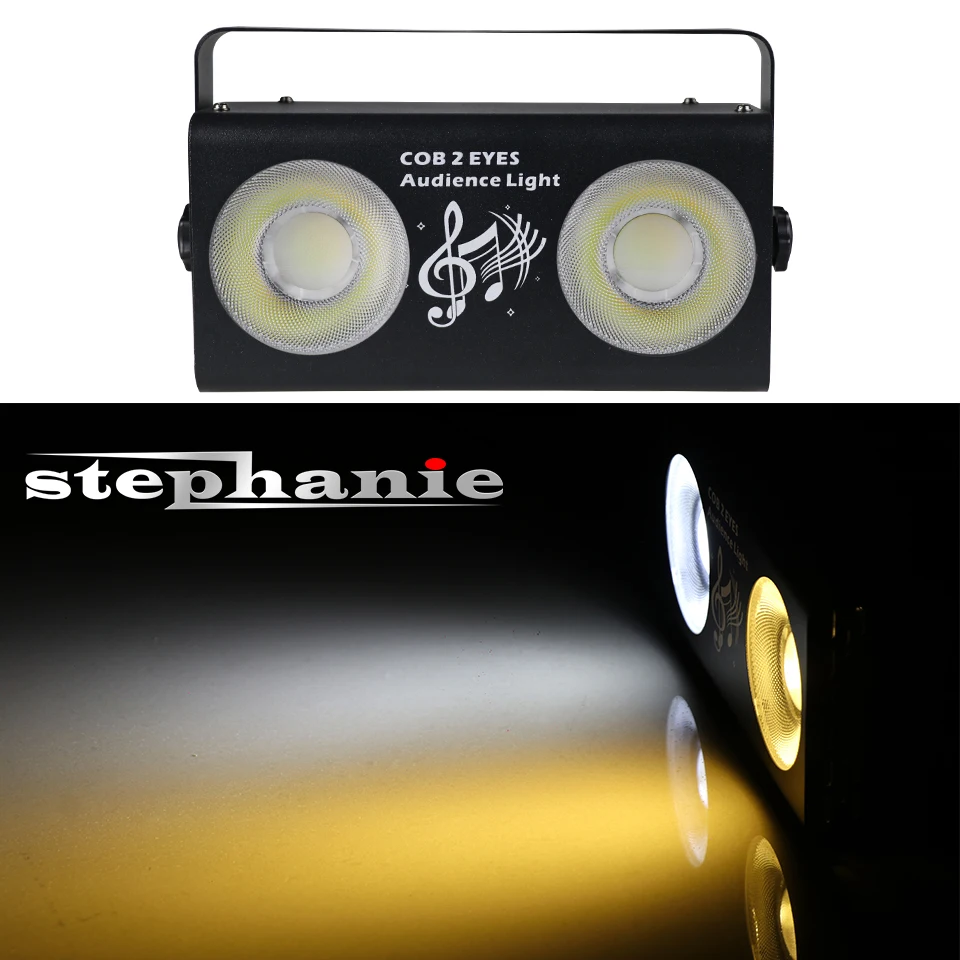 NEW-2EYE-COB-DJ-Disco-Party-Lights-Sound-Music-Christmas-LED-Par ...