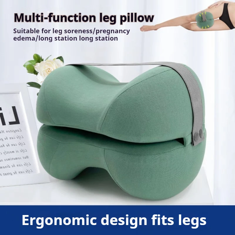1PC Contoured Leg Knee Pillow for Sleeping,Cooling Memory Foam Leg ...
