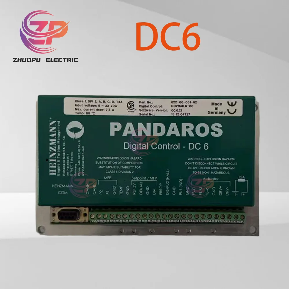 Heinzmann Pandaros DC6 Generator Speed Controller Module Original ...