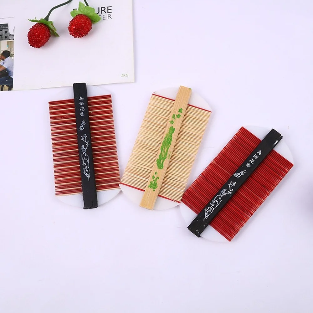 Chinese-Traditional-Bamboo-Lice-Comb-Handmade-Dense-Comb-Rose-Remove ...