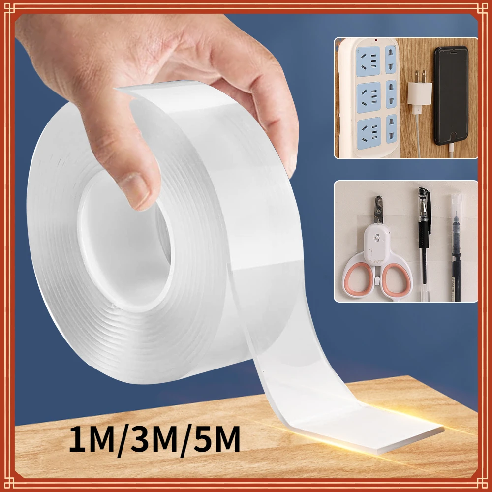 Reusable-Tape-Super-Strong-Double-Sided-Adhesive-Waterproof-Wall ...