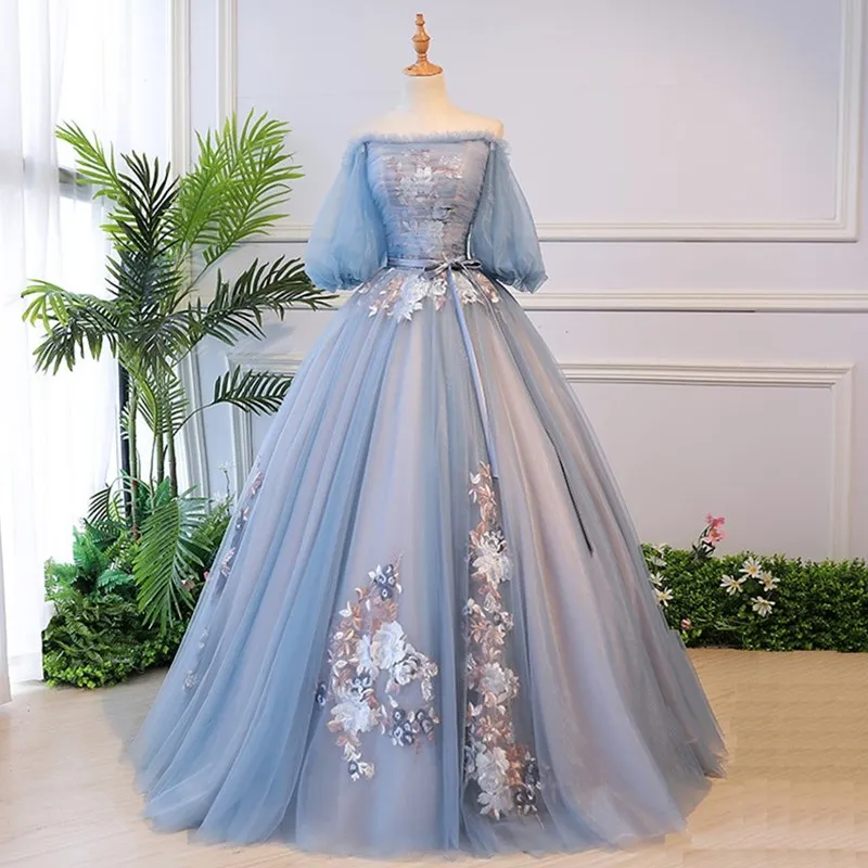 Customized Latest Sexy Prom Dresses Off Shoulder Evening Gowns With ...