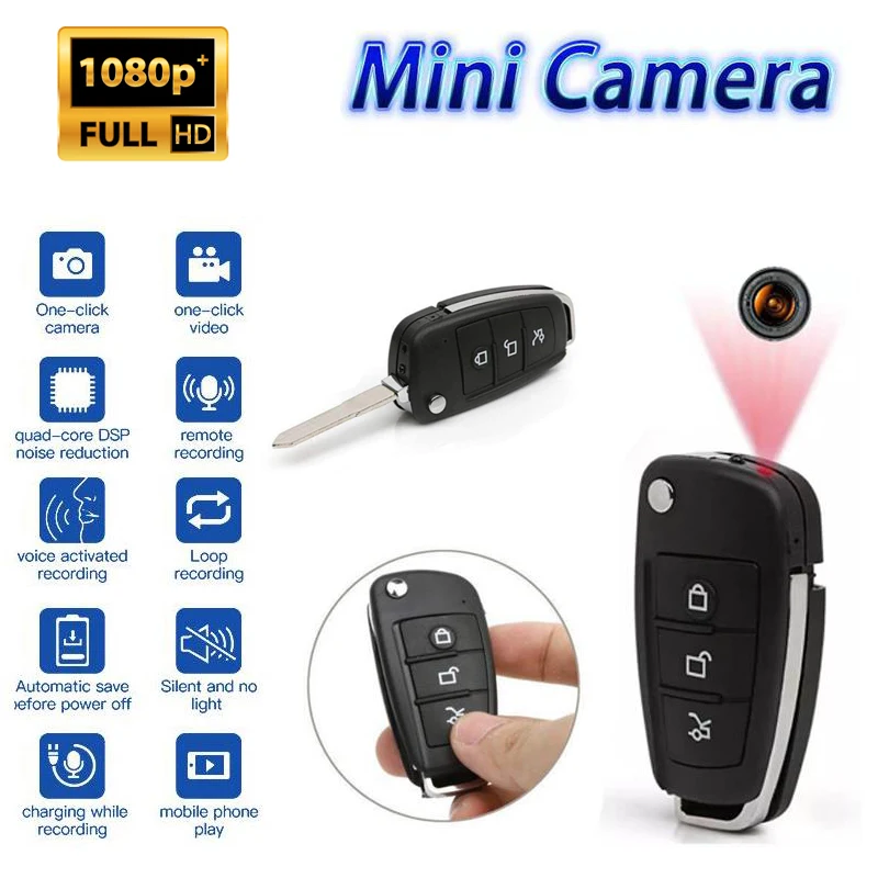 Buy Wholesale China Hd 1080p Mini Car Key Camera Secret Action Cam Ir ...