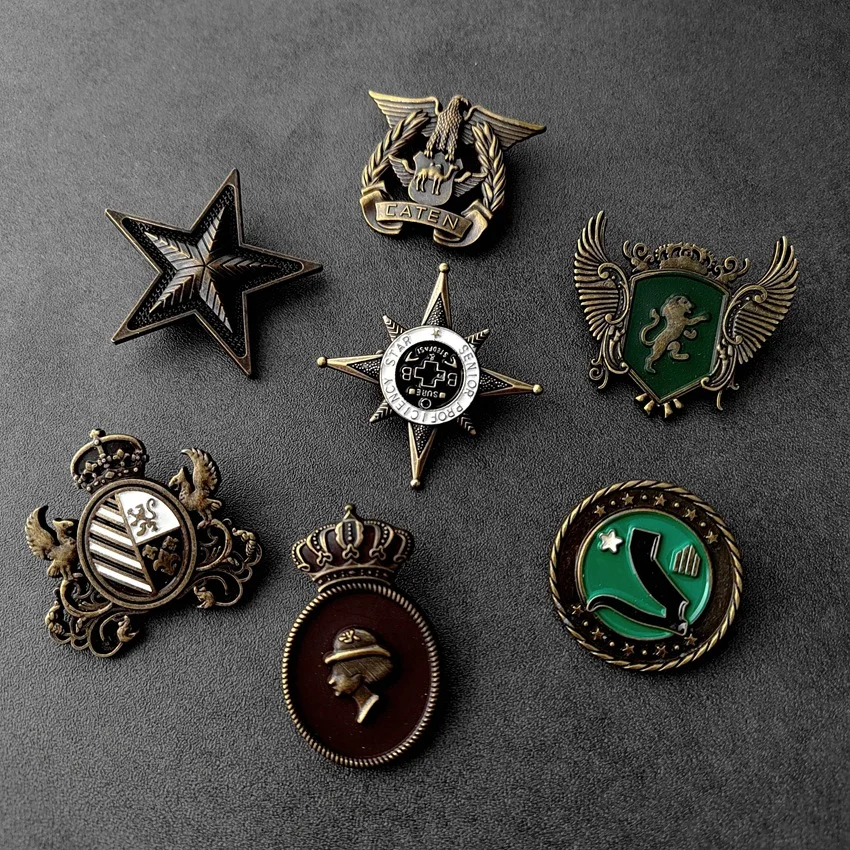 Insignias de estilo retro británico, accesorios casuales, insignia de ...