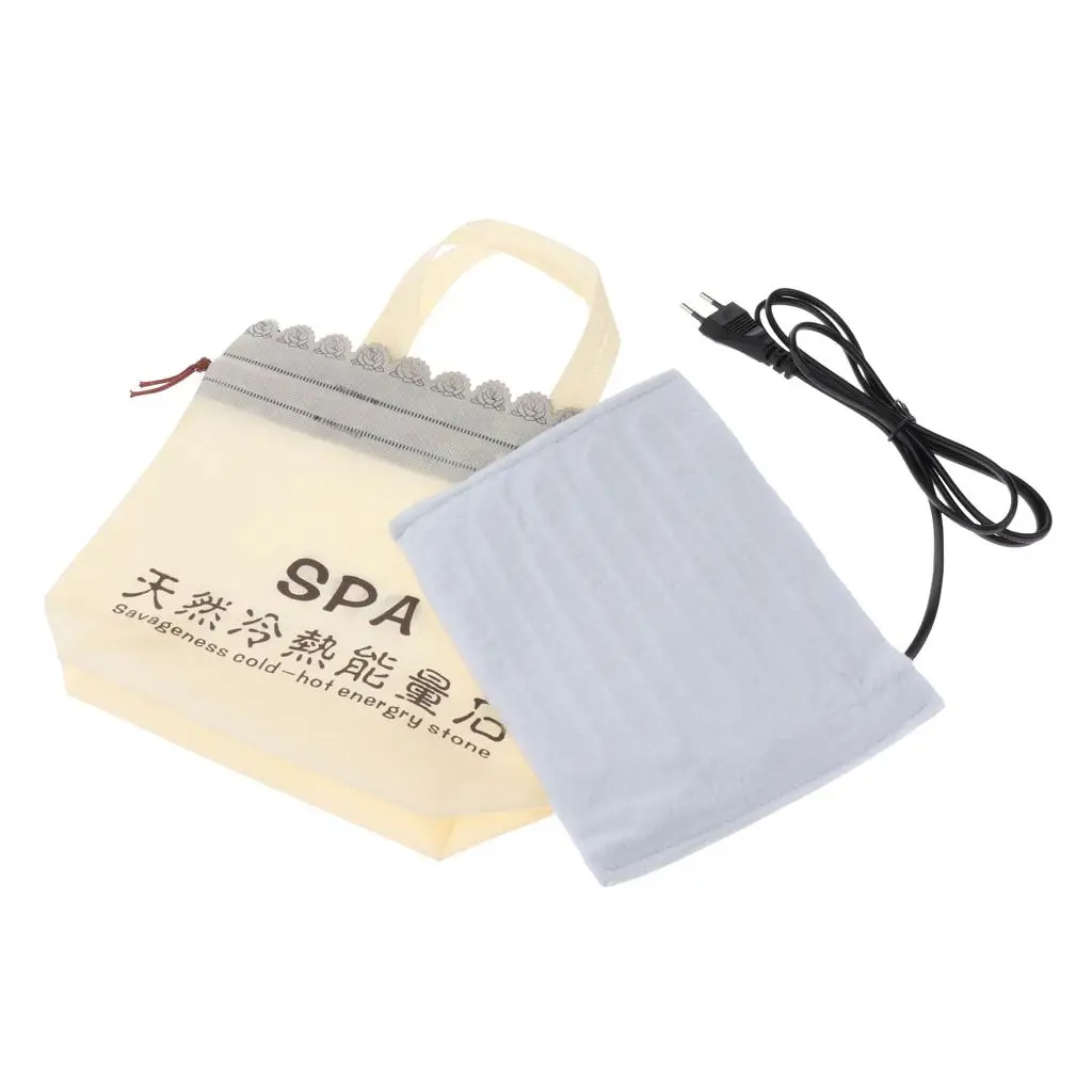 Hot-Massage-Stone-Heater-Saco-De-Aquecimento-El-trico-para-Corpo-EU ...