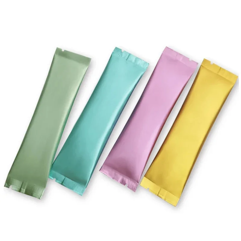 200pcs Bar Shaped Aluminum Foil Bags Coffee Powder Packaging Bags Tea ...
