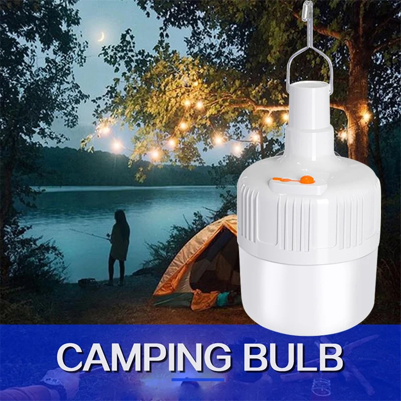 Outdoor-USB-Rechargeable-LED-Lamp-Bulbs-50W-Emergency-Light-Hook-Up ...