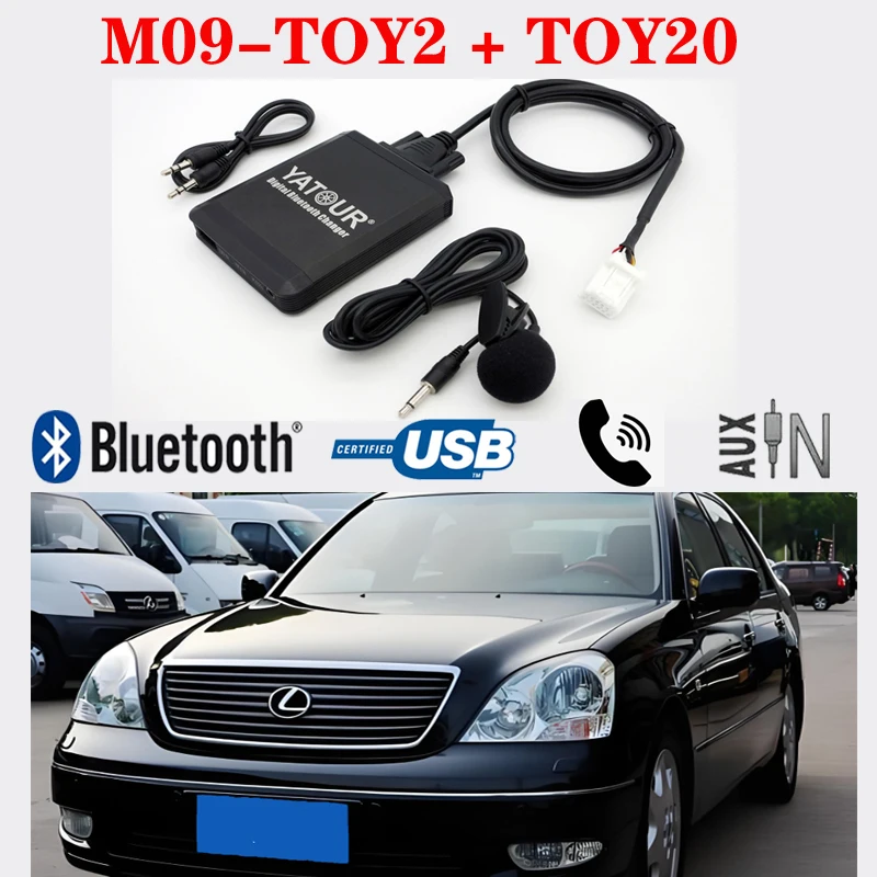 Hi-fi Yatour Bluetooth for Lexus LS430 2001-2004 and SC430 all years ...