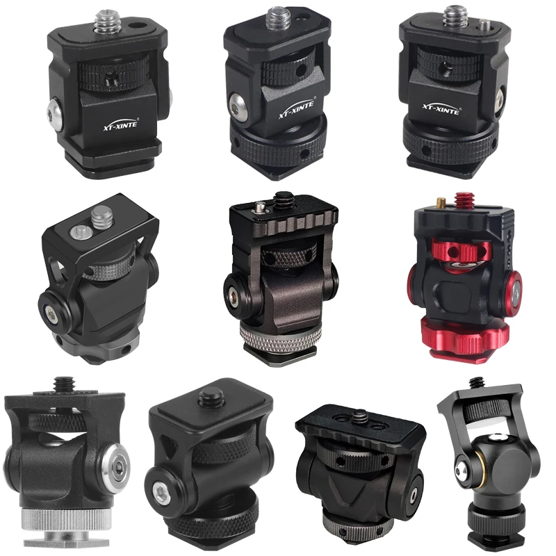 DSLR Camera Monitor Mount 360° Swivel Adjustable Monitor Holder with ...