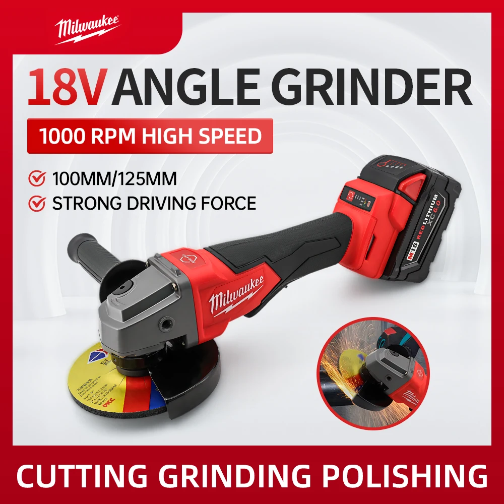 Milwaukee-100-125mm-Electric-Brushless-Angle-Grinder-Rechargeable-18V ...
