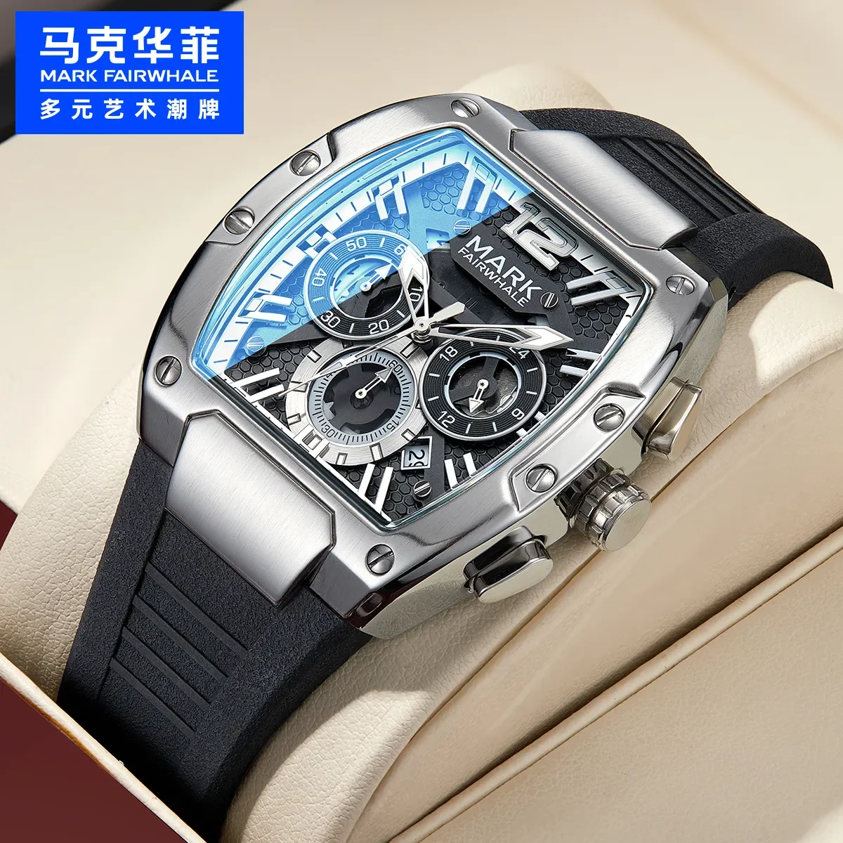 2024-Sports-Man-s-Watches-Brand-Mark-Fairwhale-Luxury-Automatic-Date ...