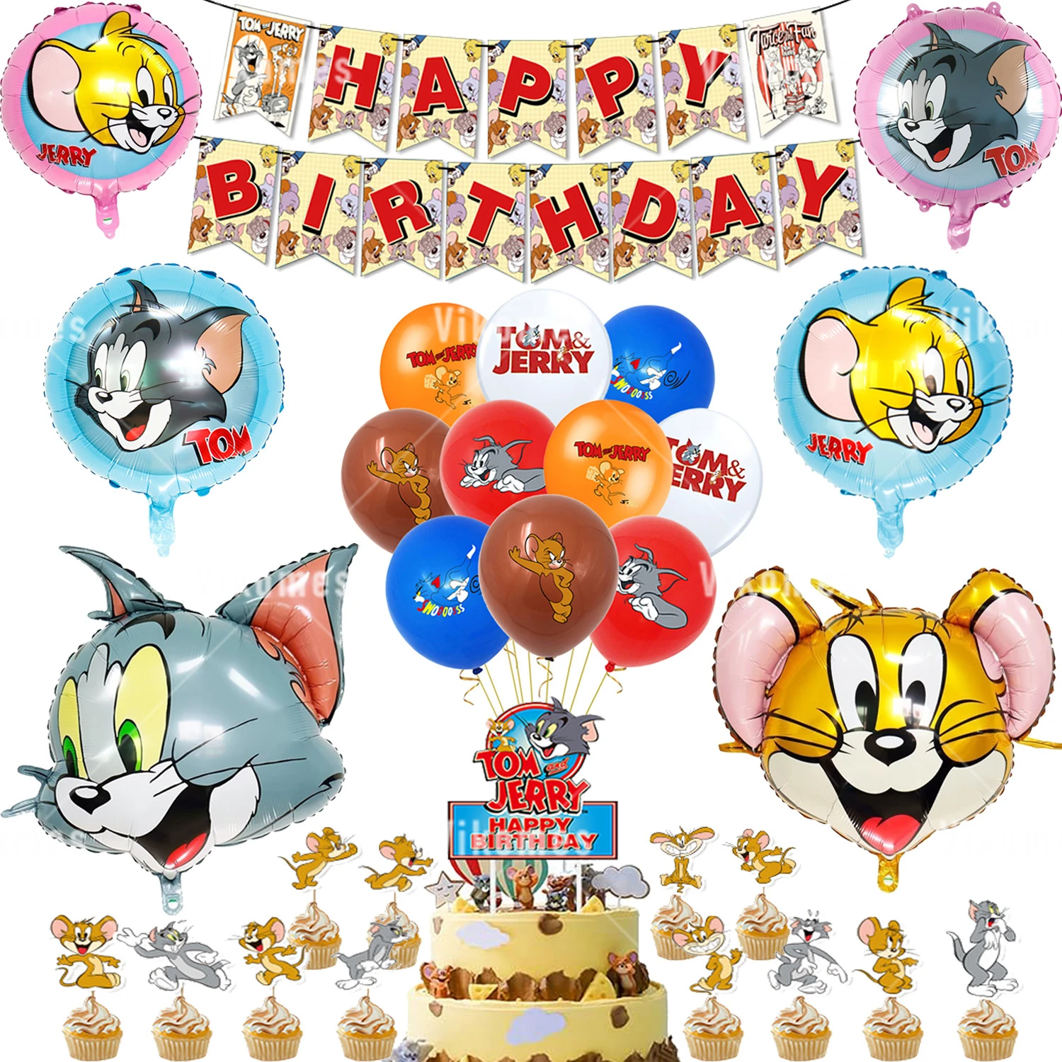 Tom And Jerry Cats Party