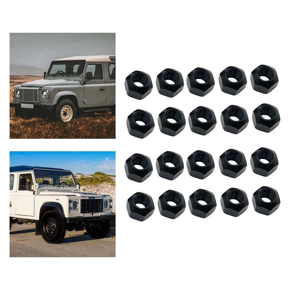 20pcs Car Wheel Lug Nuts RRD500010 Carbon Steel For Defender Front Rear ...