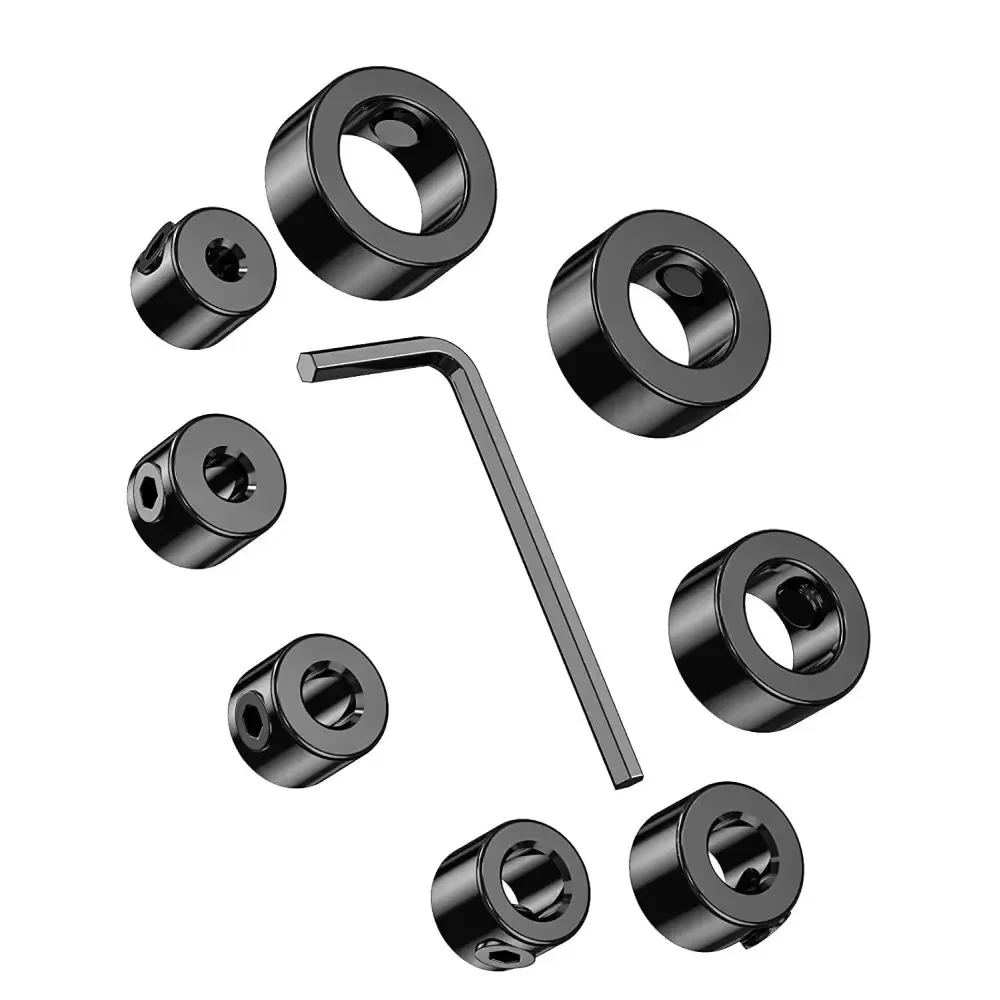 Adjustable-Drill-Depth-Stop-Bit-Collar-Set-Positioner-Limit-Ring-Allen ...
