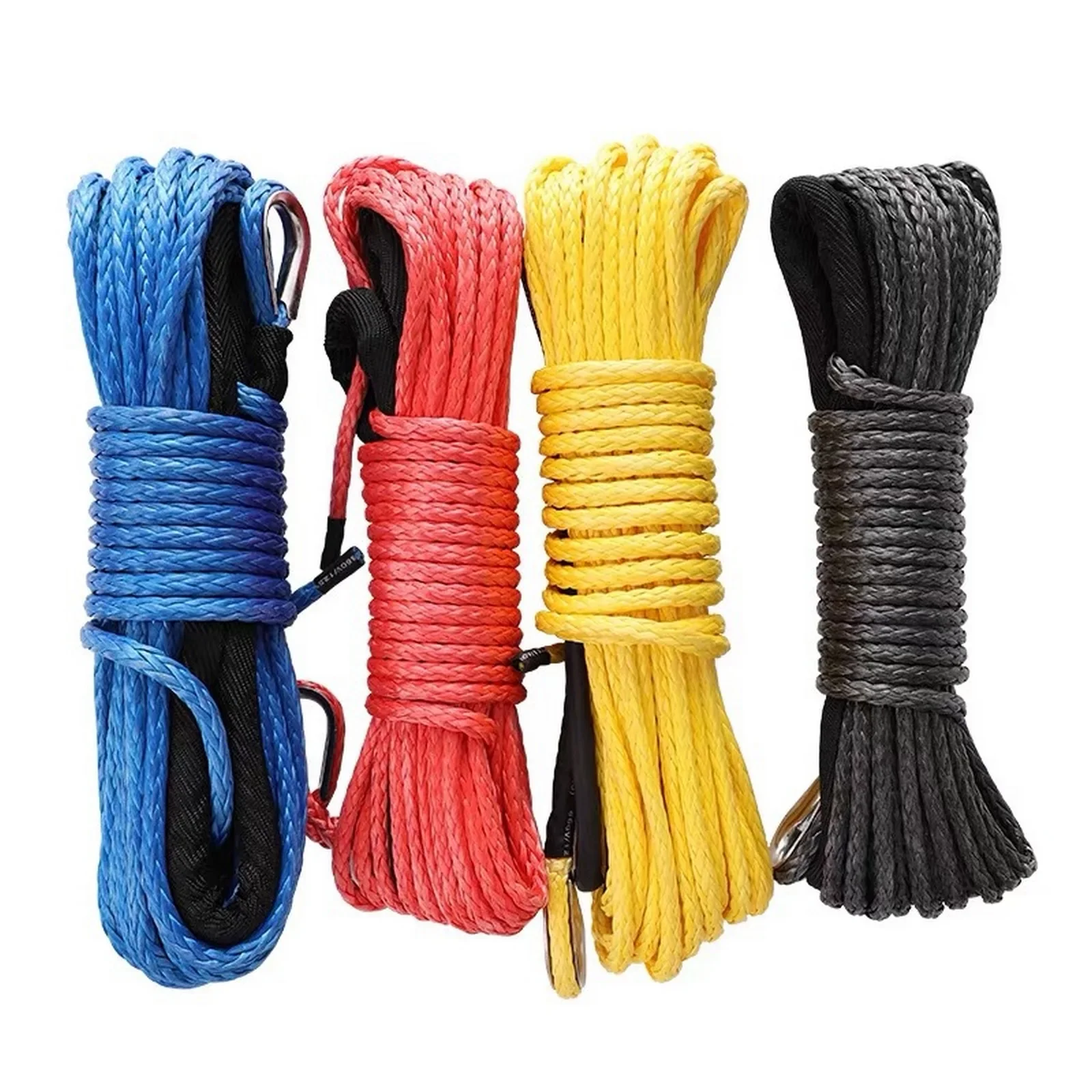 15m-Winch-Cable-Kevlar-Cable-Towing-Car-Tow-Strap-Trailer-Rope-with ...
