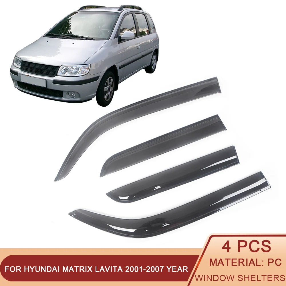 For Hyundai Matrix Lavita 2001-2008 Auto Black Tinted Car Side Window ...
