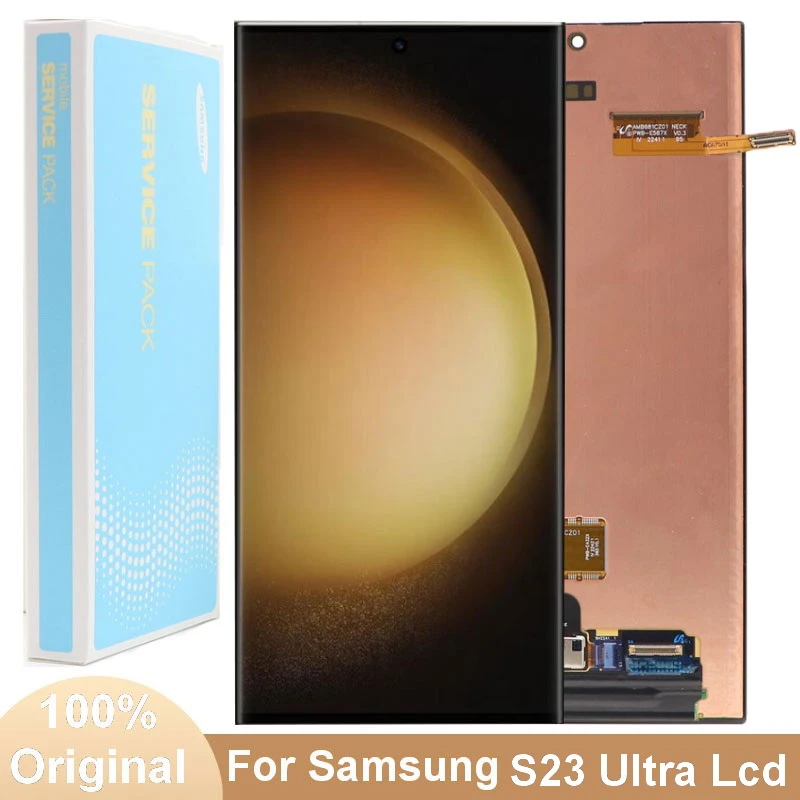 6.8 ''Display Original Para Samsung Galaxy S23 Ultra S918 SM-S918B ...