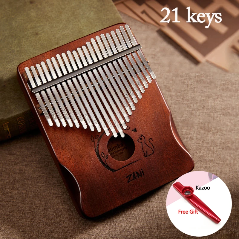 Kalimba 8/17 /21keys Thumb Piano High Quality Mahogany Wood Portable ...