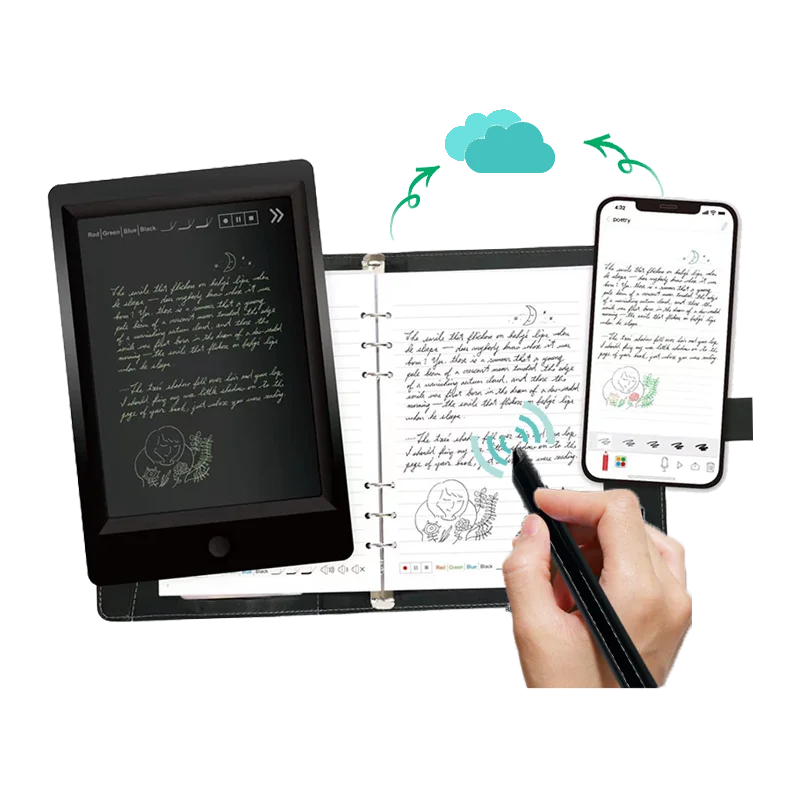 OEM-Smart-Writing-Pen-A5-Paper-Set-Electronic-Note-Book-with-Smart ...