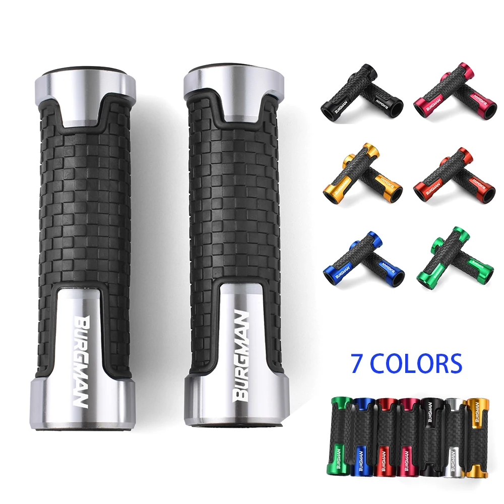 For Suzuki BURGMAN 7/8 Motorcycle Handlebar Grips Handle Bar Grip ...