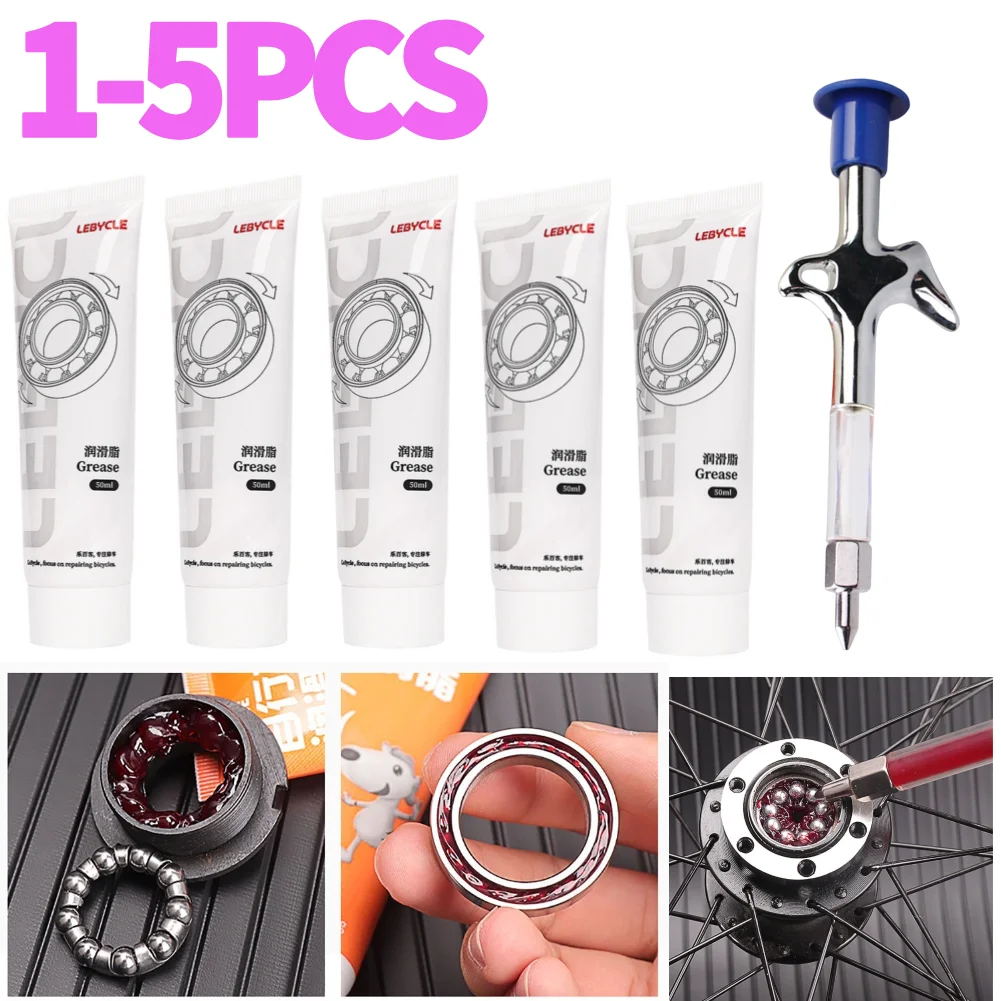 1-5PCS-50g-MTB-Bicycle-Lubricant-for-Cycling-Hub-Bottom-Bracket-Headset ...