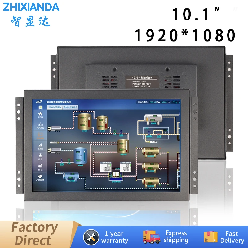Open-Frame-Industrial-Touch-Screen-Monitor-10-1-Inch-1920-1200-IPS-16 ...