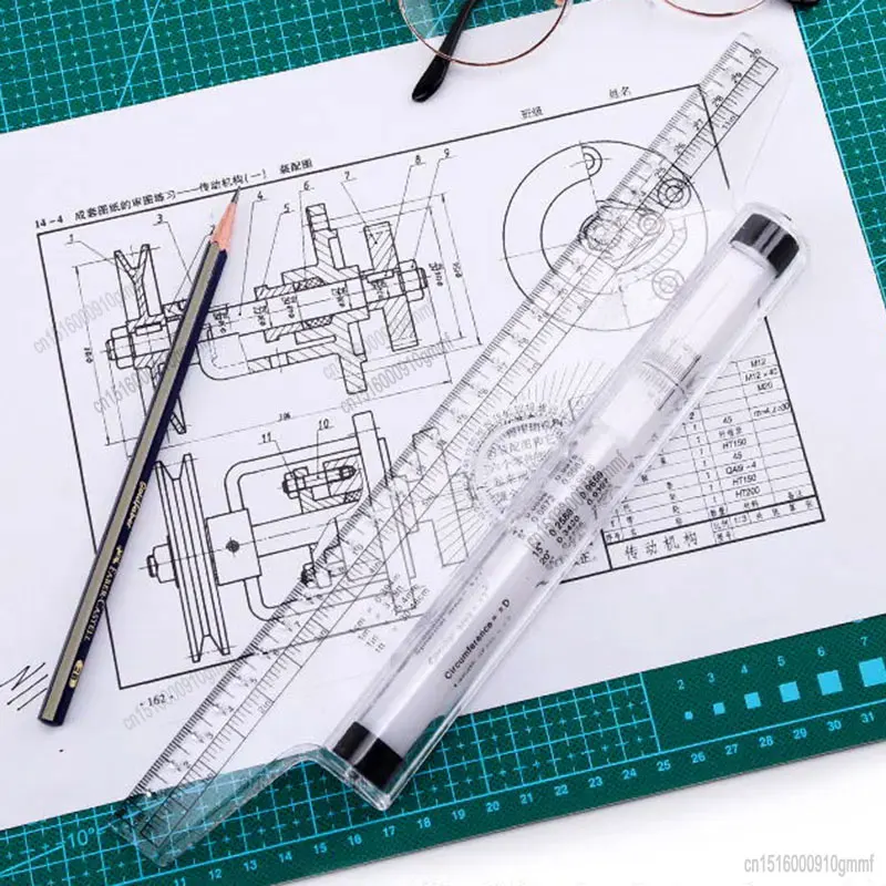 Rolling Ruler For Calligraphy