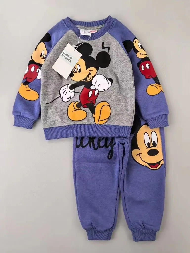 Herfst-Baby-Jongen-Kleding-Set-Kinderen-Sport-Cartoon-Mickey-Sweatshirt ...